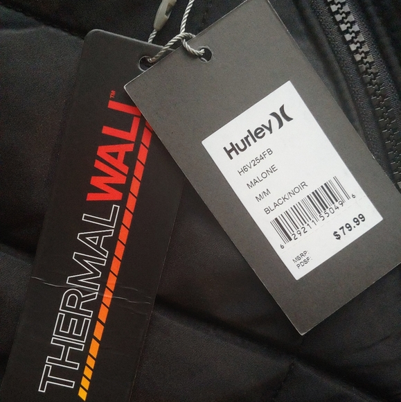 Hurley | Jackets & Coats | Hurley New Mens Malone Quilted Puffer Vest ...